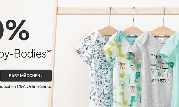 Mode und Kleidung zum Wohlfühlen im C&A Online Shop